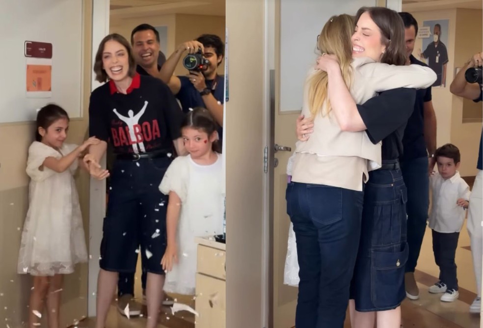 Fabiana Justus faz última sessão de quimioterapia e ganha festa ...