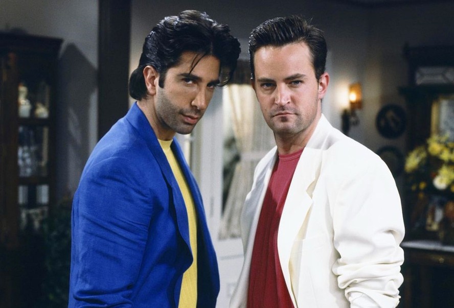 David Schwimmer se despede de Matthew Perry: 'Você tinha coração'