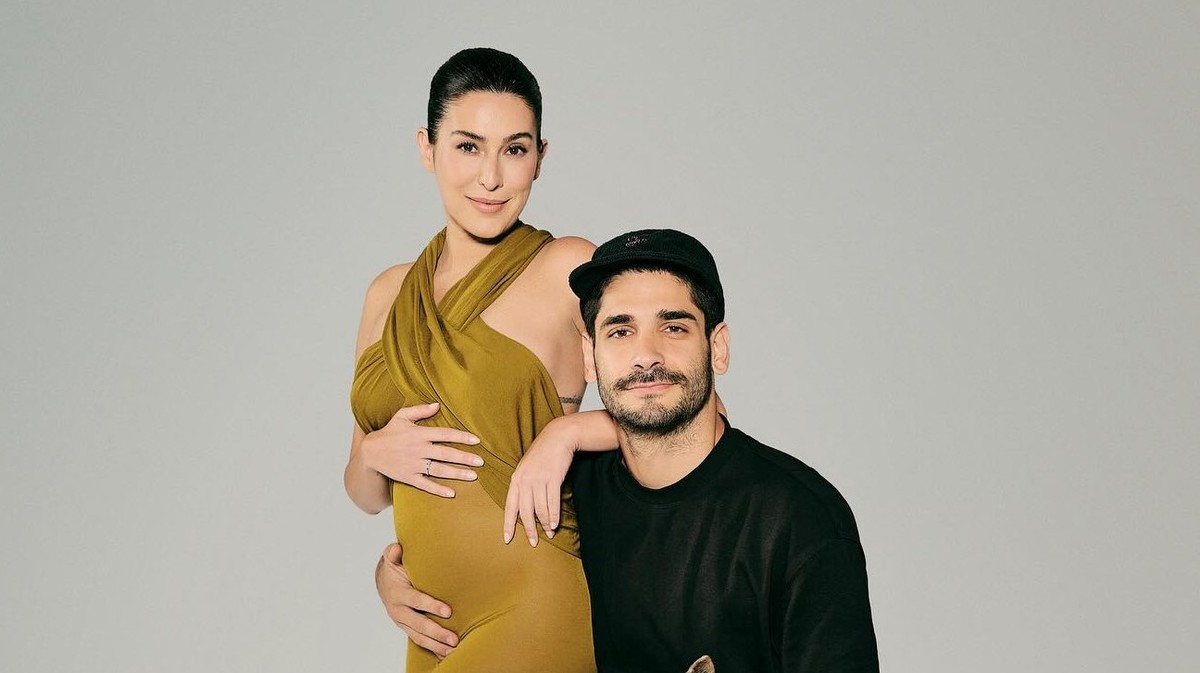 Fernanda Paes Leme e noivo curtem 'vale night' após nascimento da filha