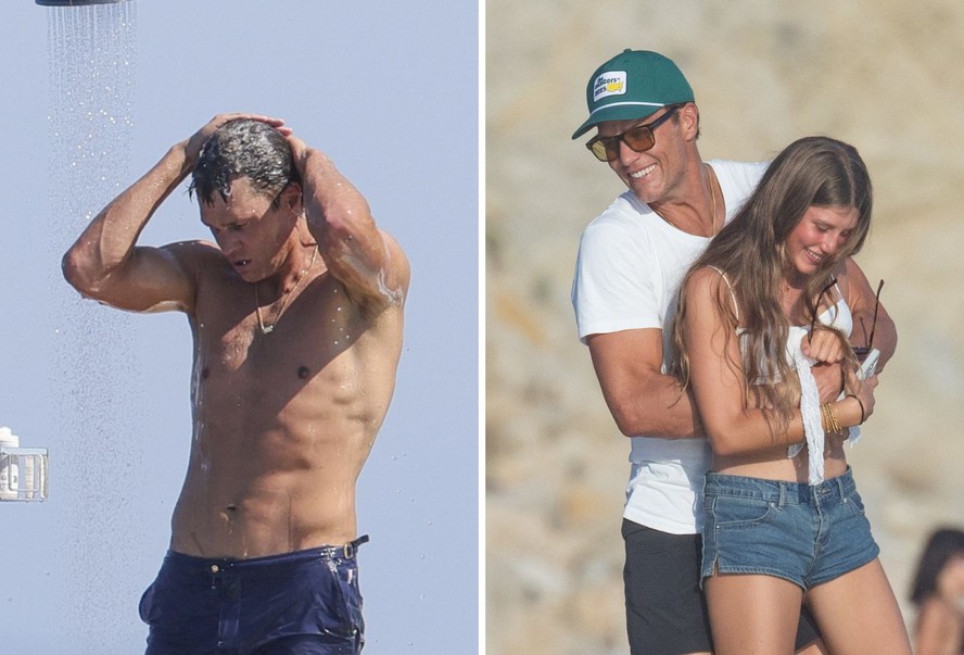Tom Brady curte férias em Ibiza com filha de Gisele Bündchen e exibe boa forma em iate de luxo
