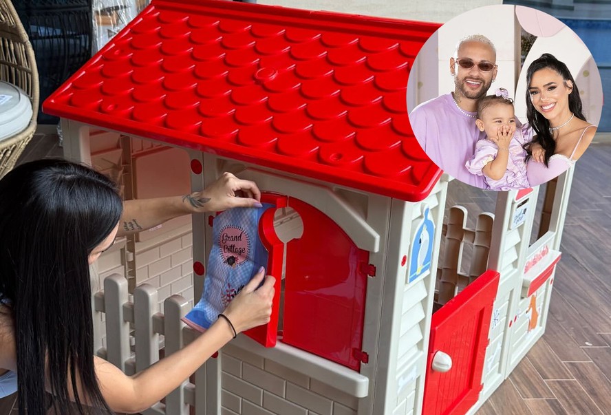 Bruna Biancardi mostra casinha de Mavie, sua filha com Neymar: 'Papai montou'