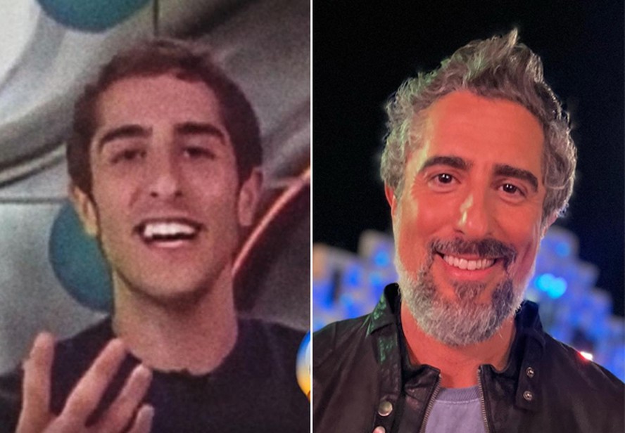 Marcos Mion relembra estreia como apresentador: '23 anos atrás'; compare
