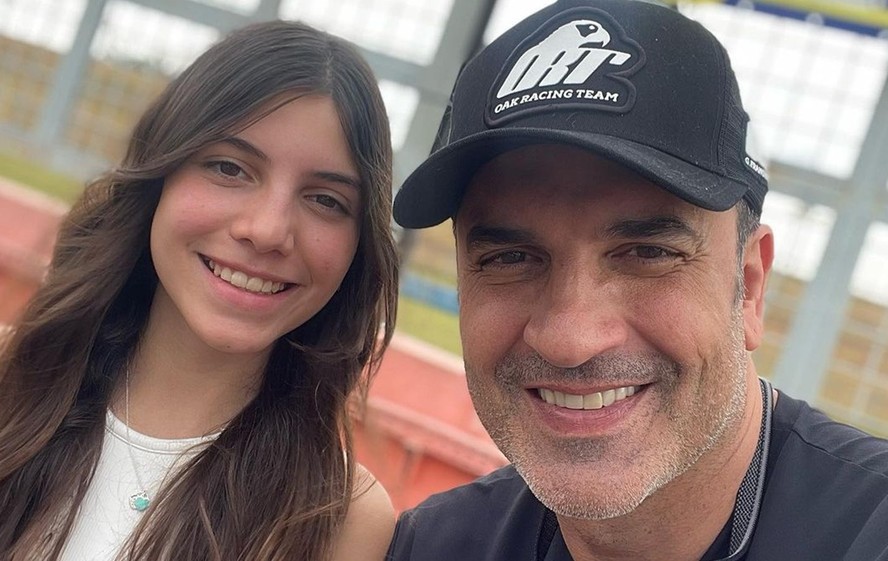 Edu Guedes parabeniza filha de 15 anos e Ana Hickmann elogia