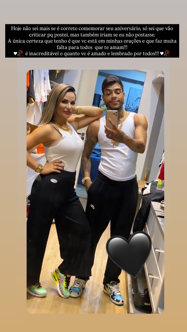 Deolane Bezerra presta homenagem a MC Kevin na data em que cantor ...