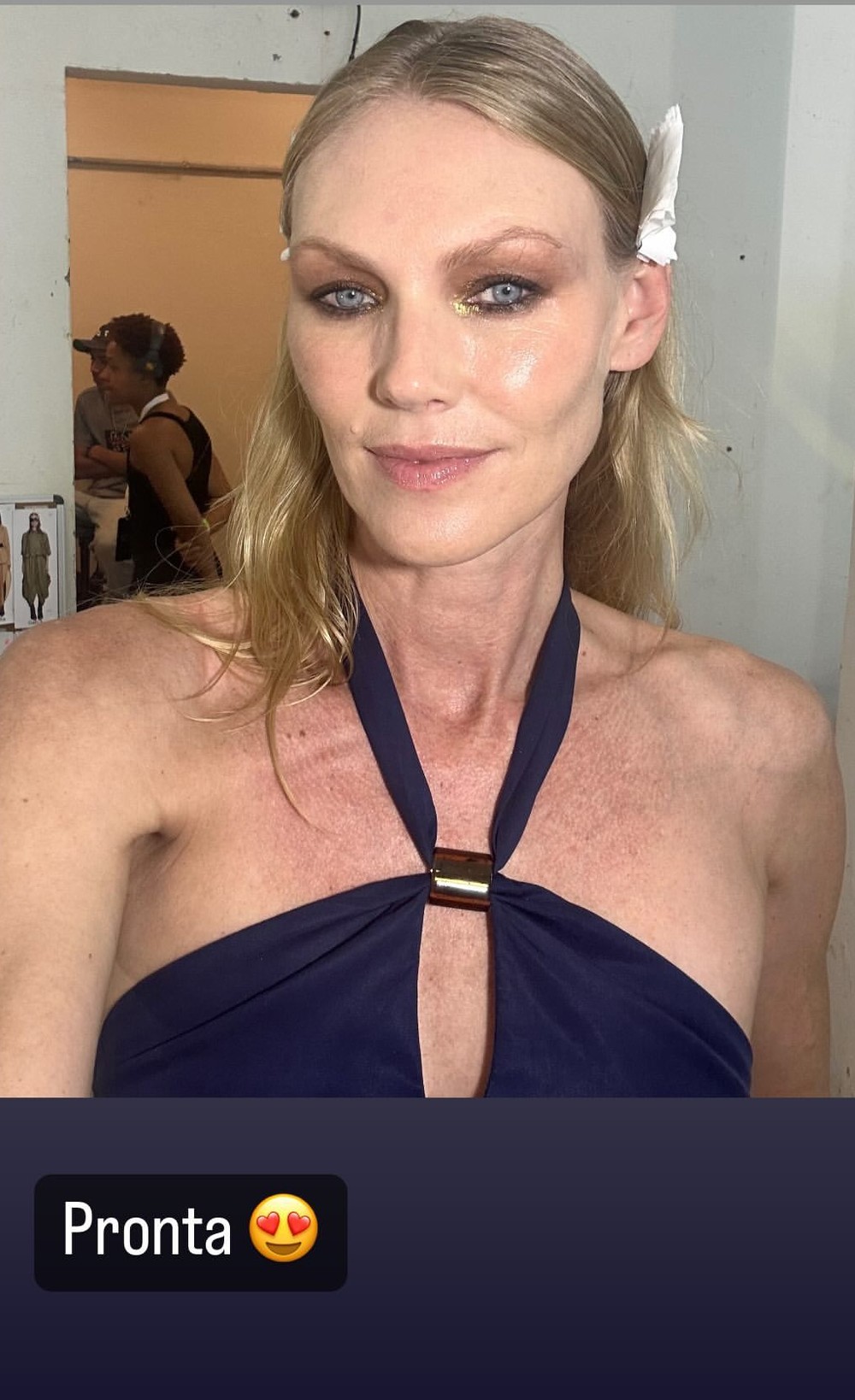 No Brasil, Shirley Mallmann desfila com Carol Trentini, Isabeli Fontana e Ana Claudia Michels ...