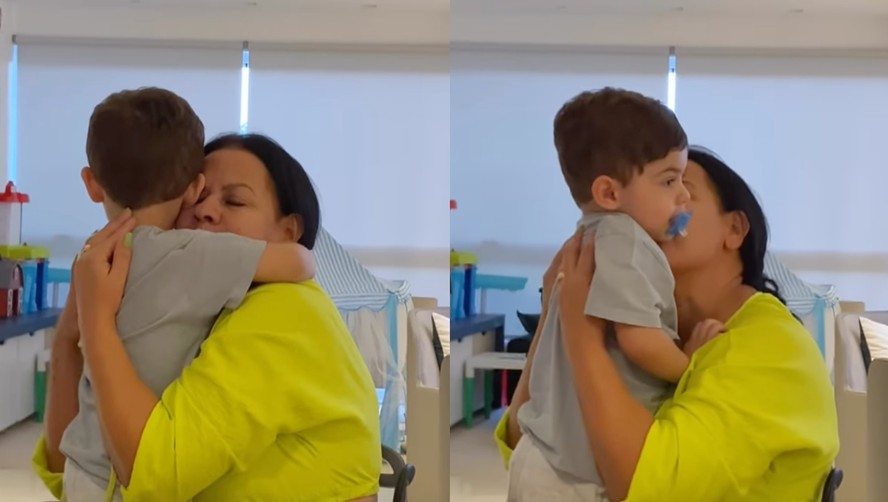 Dona Ruth compartilha momento emocionante ao lado de Léo, filho de ...