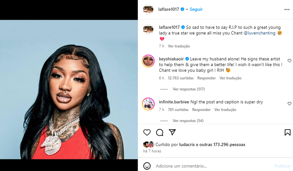 Rapper Enchanting morre, aos 26 anos, um dia após ser internada ...