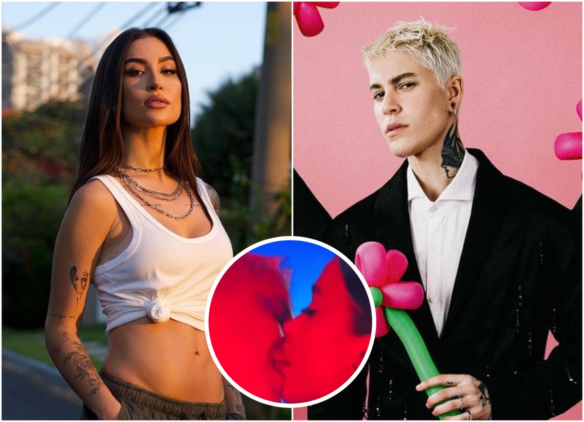 Beijo de Bianca Andrade e modelo trans Sam Porto deixa fãs eufóricos