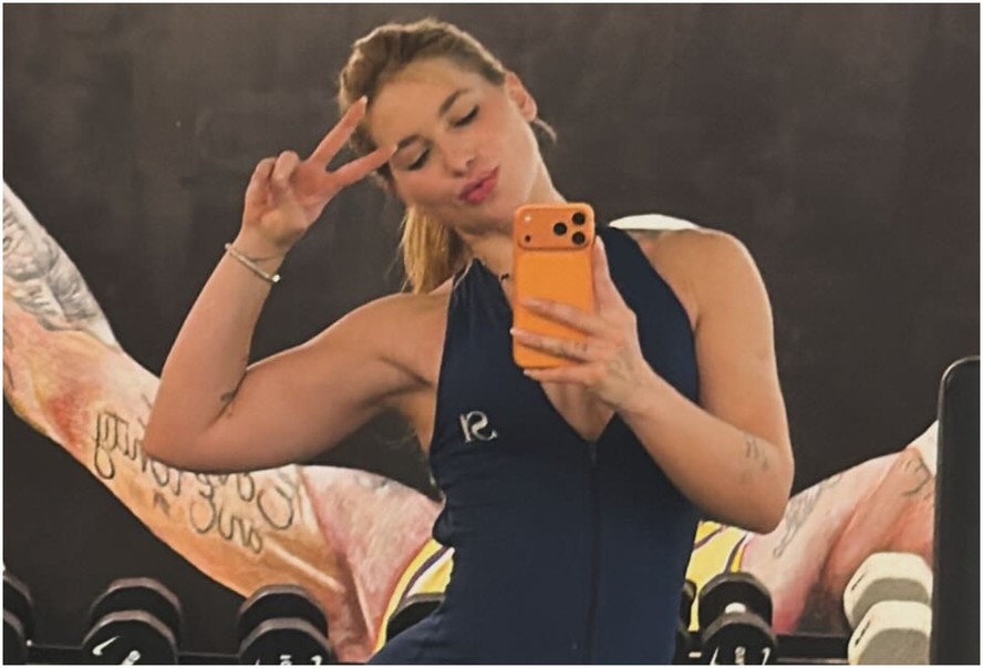 Bumbum na nuca? Virginia Fonseca impressiona com selfie em academia de ...