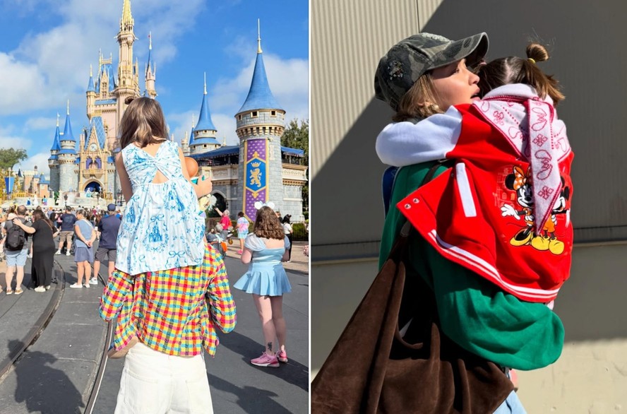 Gigi Hadid abre álbum de fotos na Disney ao lado de filha com Zayn ...