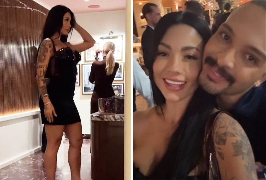 Rayane Figliuzzi, namorada de Belo, curte noitada em Cannes com amigos ...