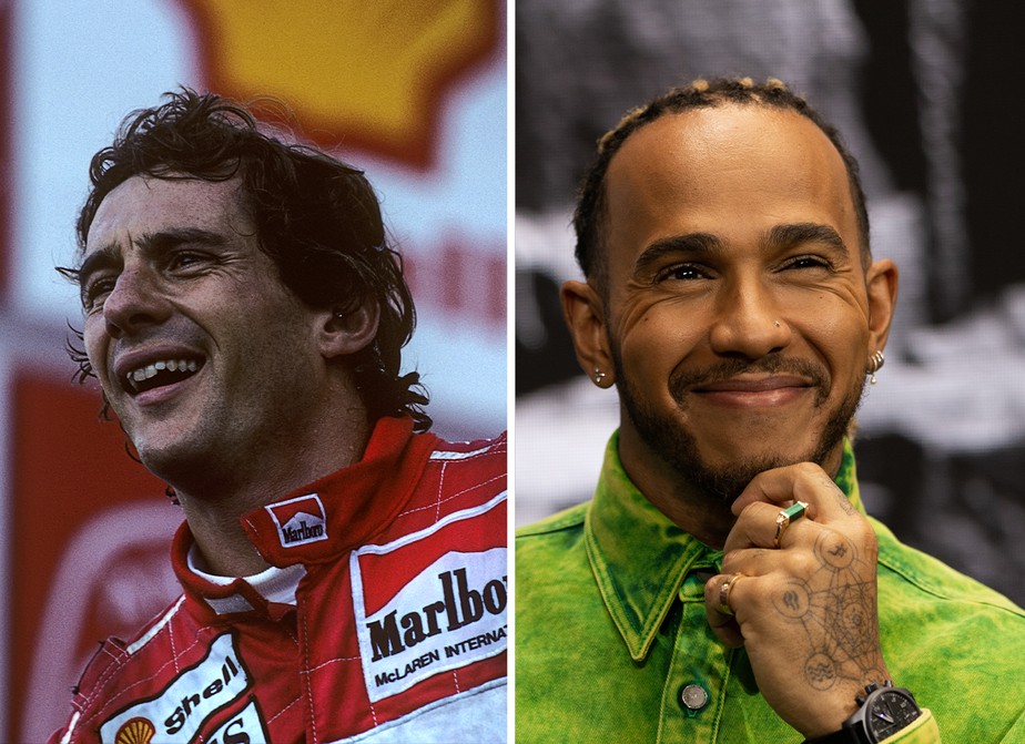 No aniversário de Ayrton Senna, Lewis Hamilton diz que brasileiro é sua ...