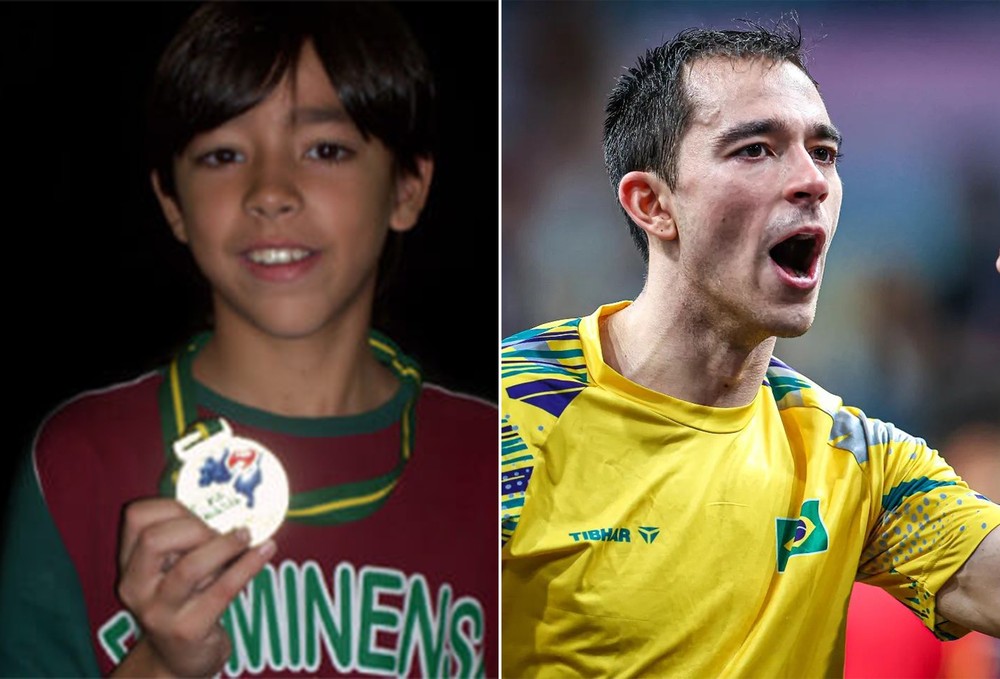 Reconhece os 'mini olímpicos'? Veja como eram os atletas na infância