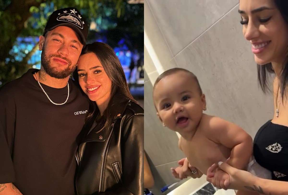 Neymar e Bruna Biancardi se divertem em momento fofo com Mavie