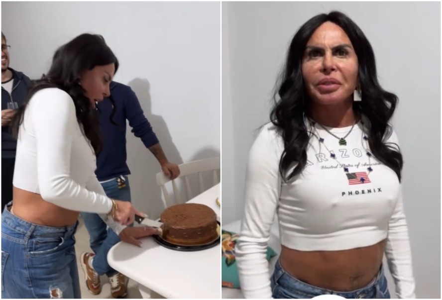 Gretchen ganha festinha simples de aniversário e dispensa família às 20h30: 'Acabou'
