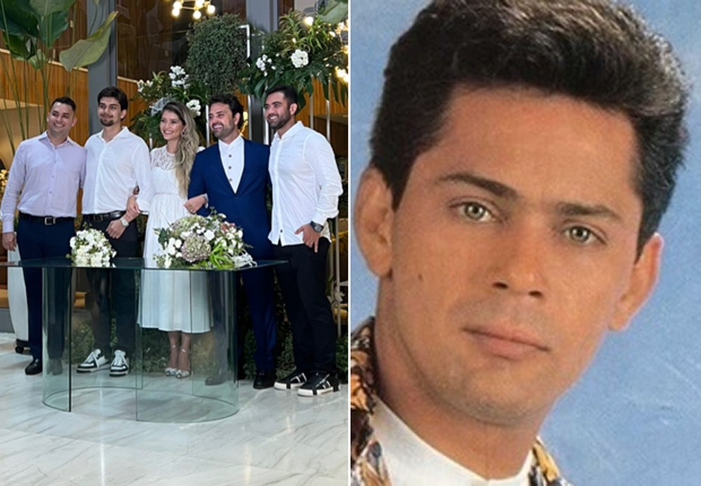 Lyandra Costa, filha do sertanejo Leandro, se casa e reúne os irmãos
