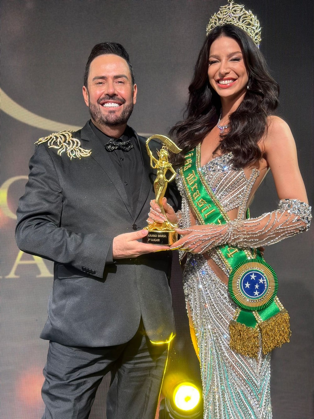 Candidata mais alta da história, gaúcha Talita Hartmann é eleita Miss ...