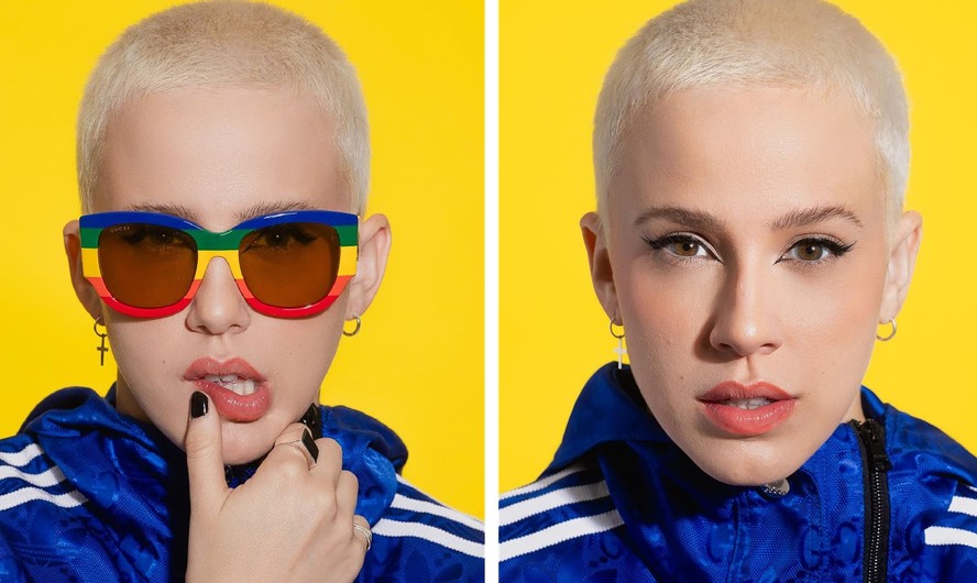 Marcella Rica renova visual e pinta arco-íris no cabelo; veja como ficou