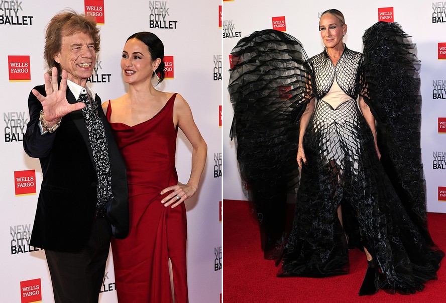 Sarah Jessica Parker, Mick Jagger e mais famosos brilham em baile de gala