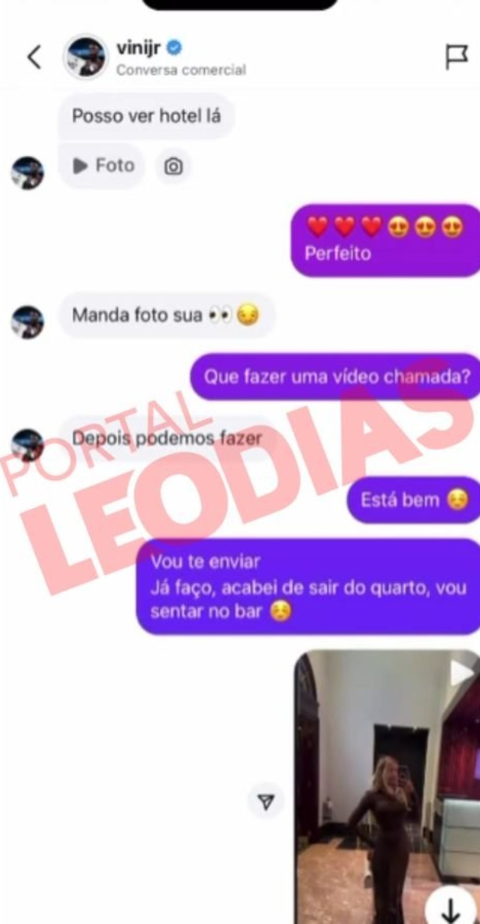 Supostos prints de conversas íntimas entre Vini Jr. e modelo viralizam ...