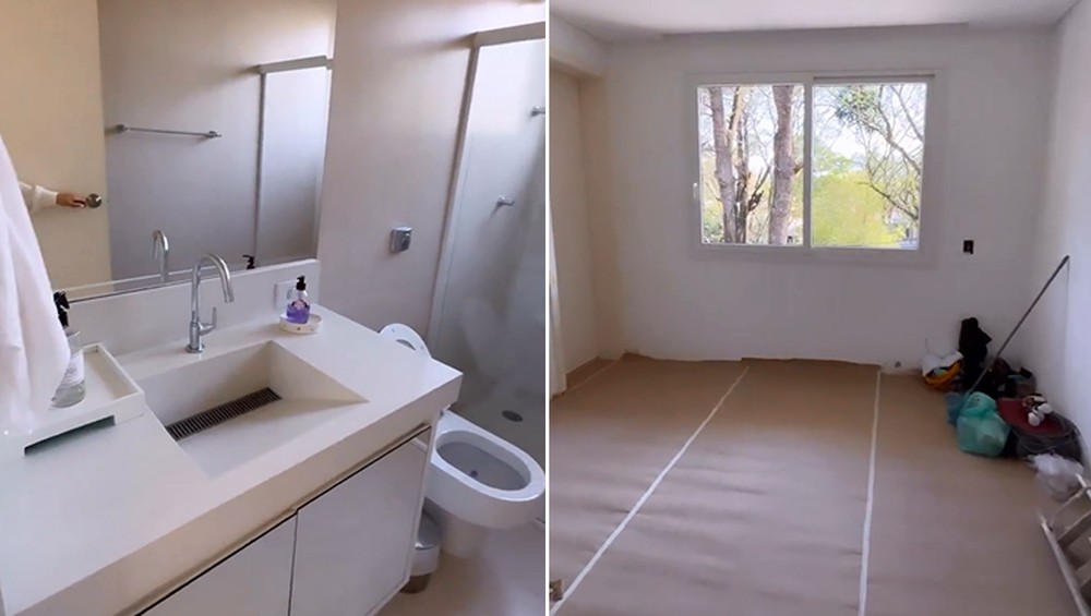 Bruna Biancardi mostra suíte onde será quartinho de Mavie, sua filha com Neymar, na casa dos pais