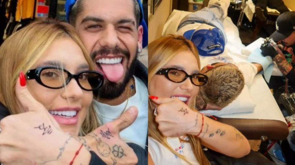 Virginia Fonseca e Zé Felipe têm tatuagens que celebram a relação, os ...