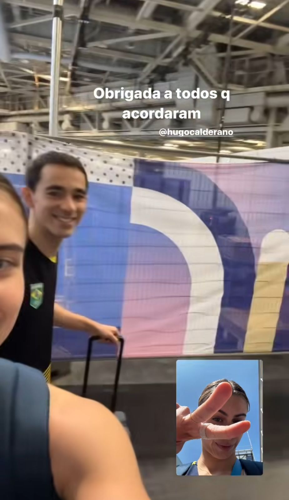 Namorada de Hugo Calderano comemora vitória do atleta, e agradece apoio ...