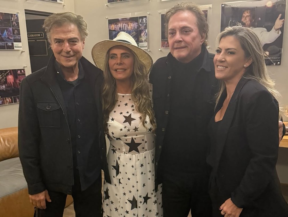 Fábio Jr. reencontra Bruna Lombardi e Carlos Alberto Riccelli, seus ...