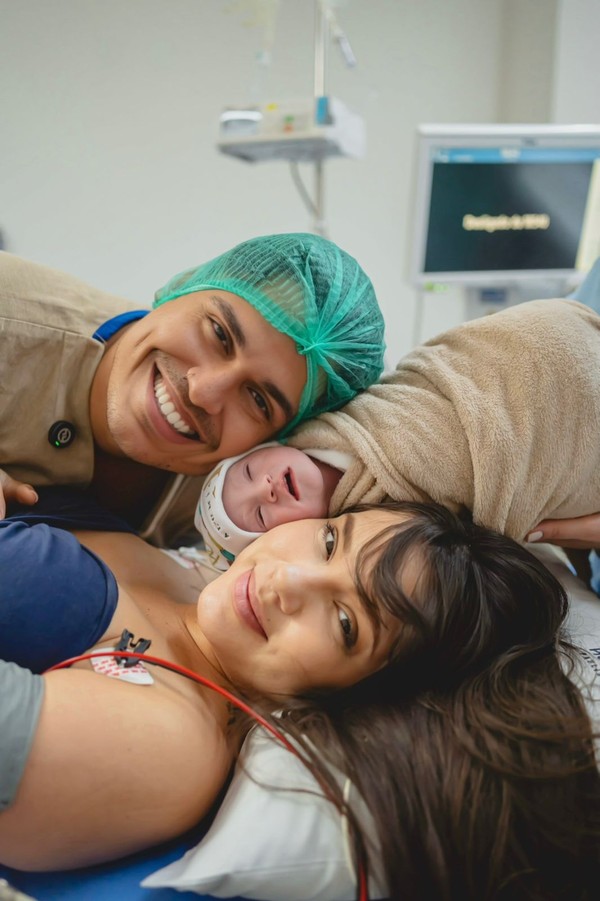 Nasce primeiro filho dos influenciadores Janiellen Lopez e Gusta