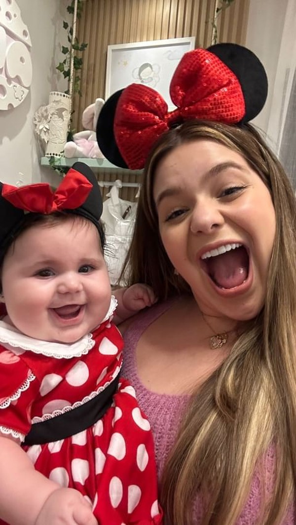 Viih Tube encanta a web ao mostrar Lua Di Felice fantasiada de Minnie; vídeo