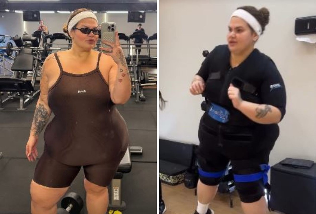 Após bariátrica, Thais Carla inicia rotina fitness para perder 4 kg em ...
