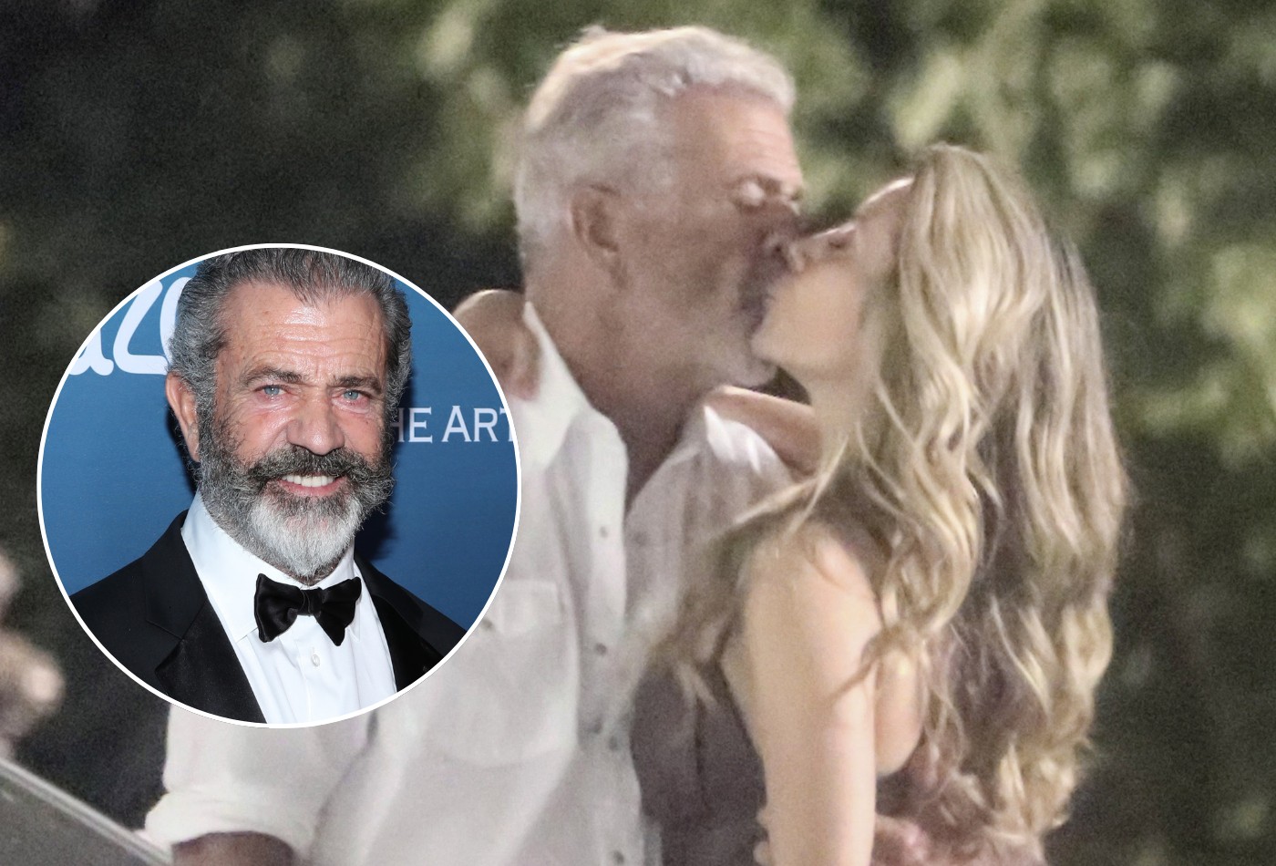 Mel Gibson surge aos beijos com atriz italiana em noite romântica na ...