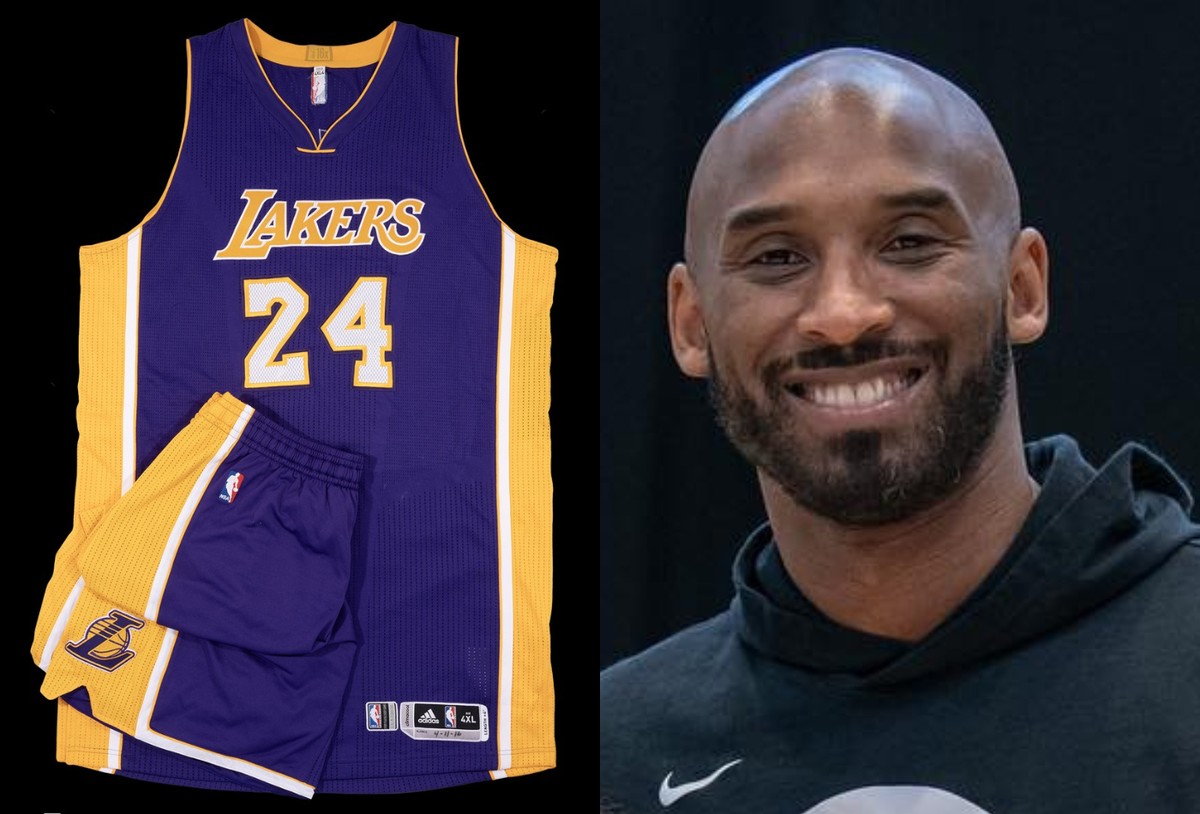 Uniforme de Kobe Bryant em último jogo na NBA é leiloado em mais de R ...