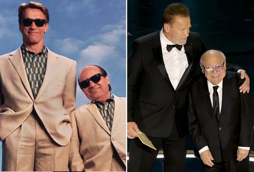Arnold Schwarzenegger e Danny de Vito apresentam Oscar juntos e web vai ...