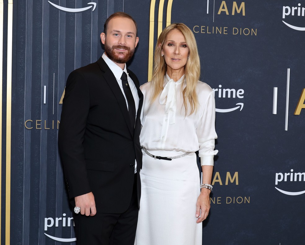 Com doença rara e incurável, Céline Dion vai com o filho a première de ...