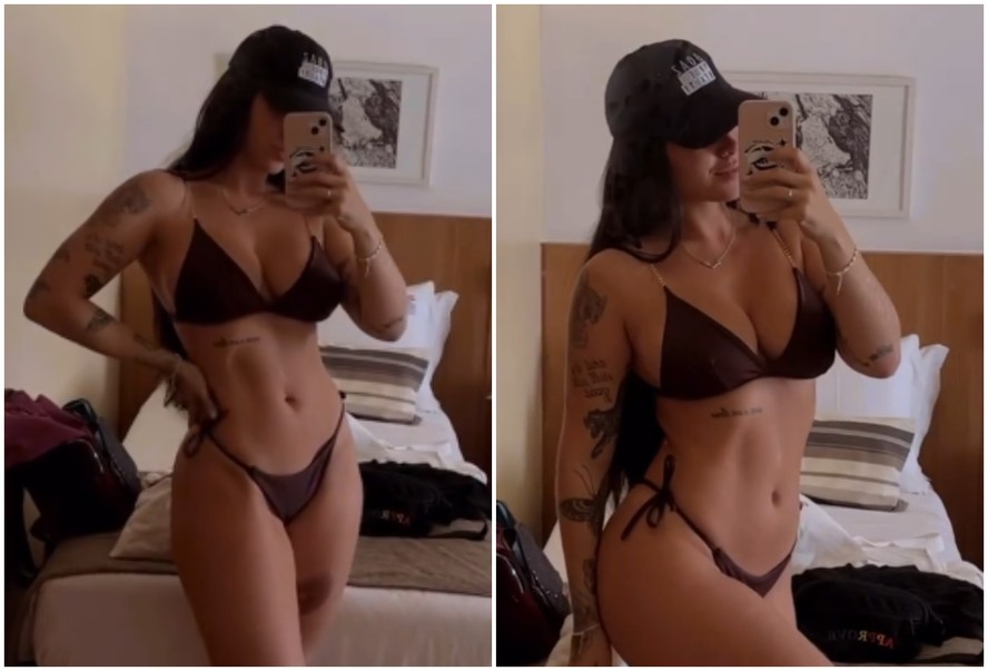 Ex-BBB Giovanna Lima tenta dar fugidinha para a praia após flagra com Leo Bittencourt