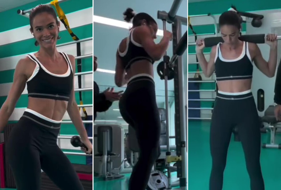 Bruna Marquezine dança e ostenta abdômen trincado enquanto treina com ...