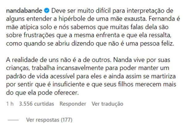 BBB 24: Equipe se manifesta após Fernanda dizer que sente vontade de ...