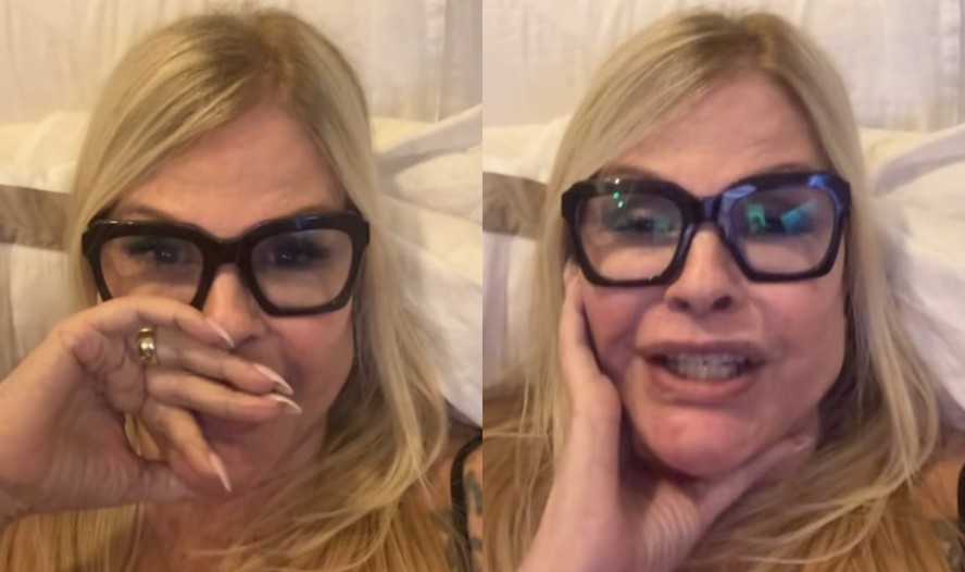 Monique Evans ri ao ver desafeto do BBB 26 na xepa: 'A cara da rabugenta'