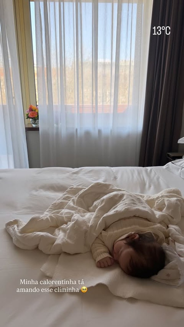 Rafa Kalimann mostra chamego com sua filha Zuza e Nattan durante viagem ...