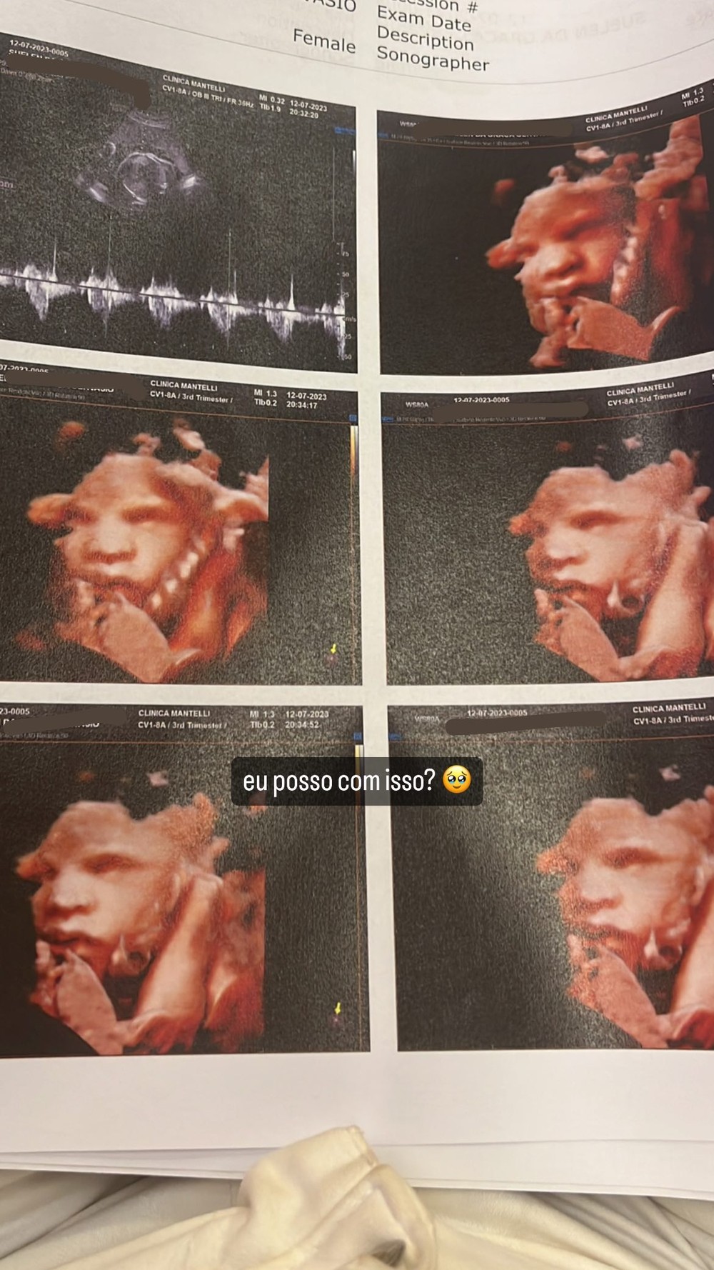 Grávida de Vitão, modelo Suelen Gervasio mostra rostinho da bebê no ...