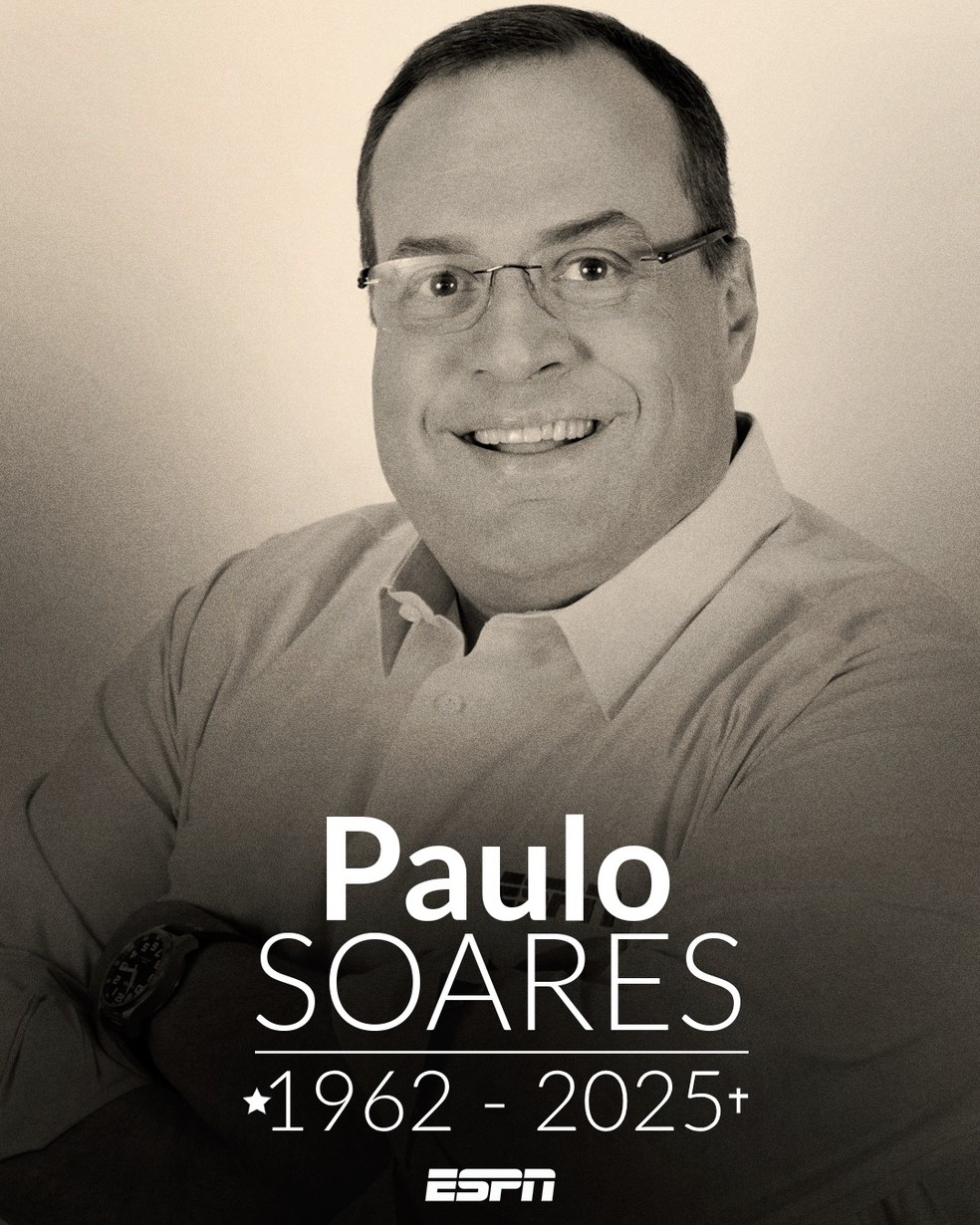 Jornalista esportivo Paulo Soares morre aos 63 anos; ESPN exalta legado ...