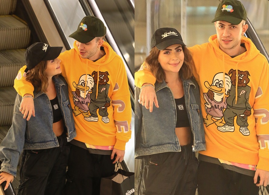 Jade Picon aproveita passeio no shopping na companhia do irmão