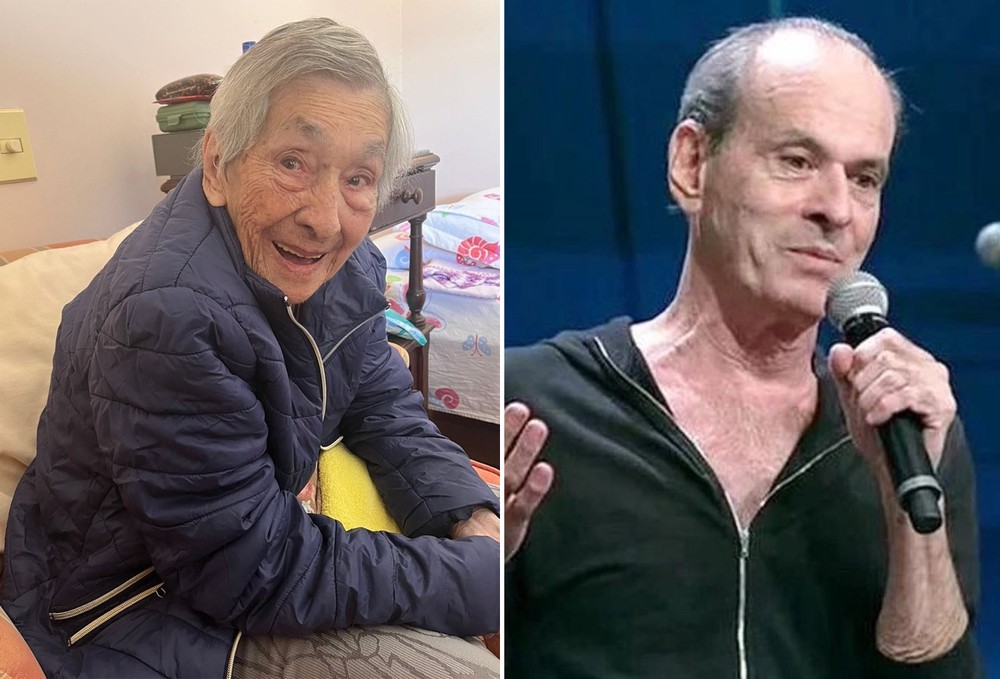 Ney Matogrosso encanta a web com foto da mãe, de 102 anos