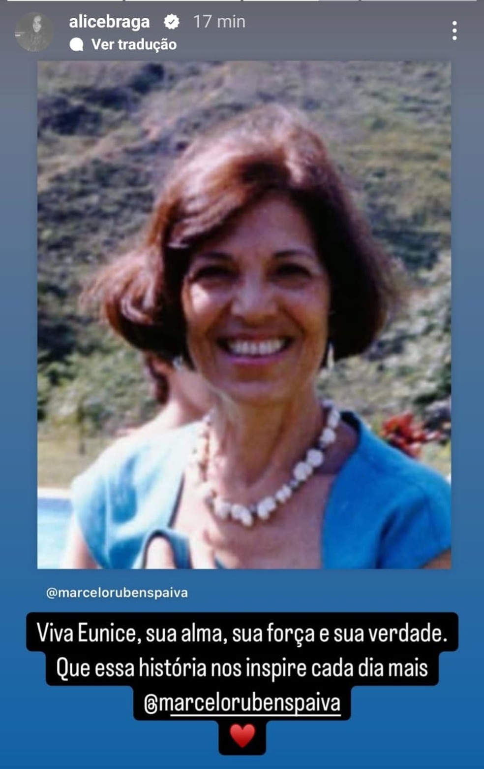 Alice Braga se declara à namorada, produtora de 'Ainda Estou Aqui ...