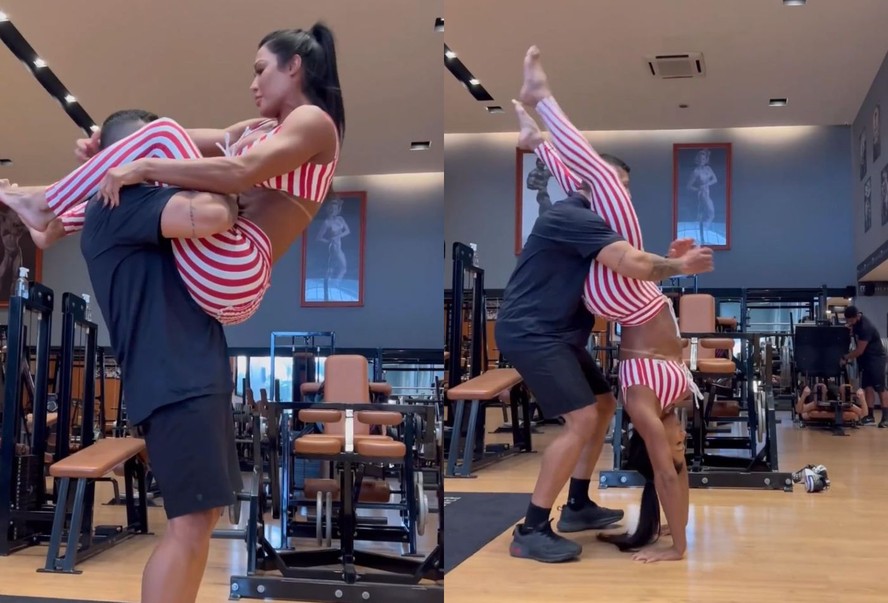 Internautas resgatam vídeos de Gracyanne personal apontado como pivô de crise