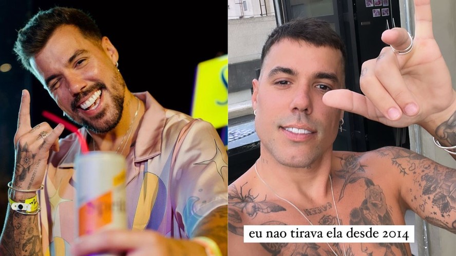 Futuro papai, Lipe Ribeiro muda o visual e tira barba: 'Ficou horrível'