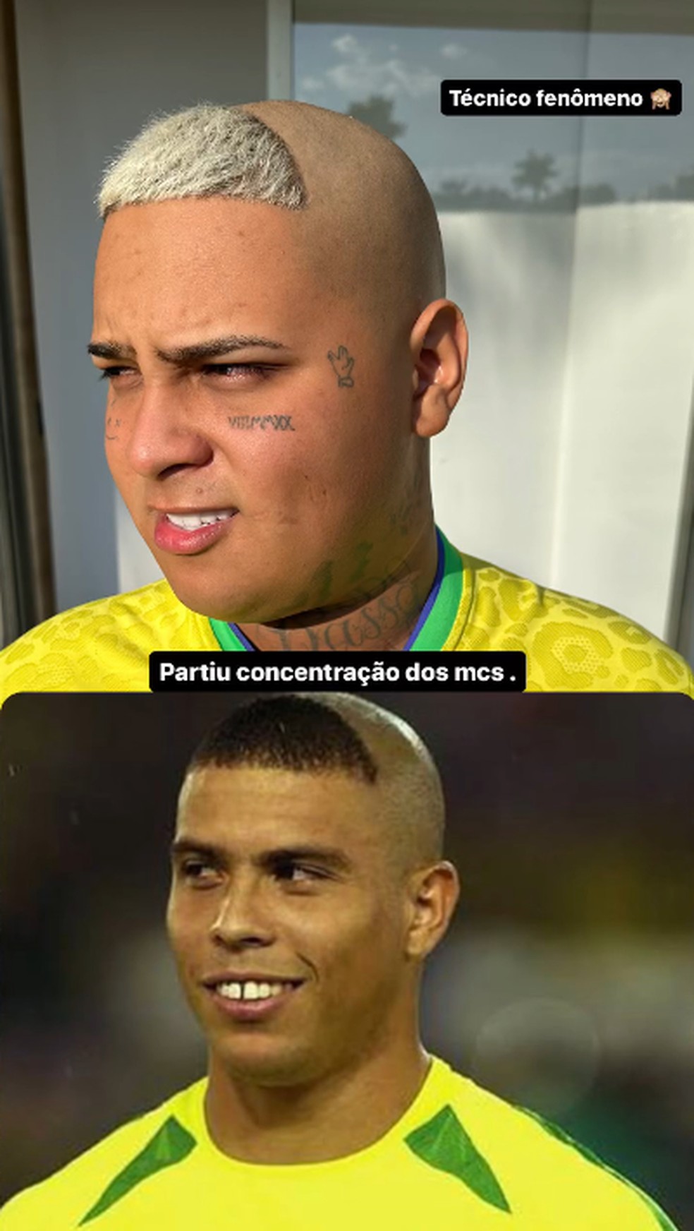 MC Ryan SP reproduz clássico corte de cabelo de Ronaldo Fenômeno; veja ...