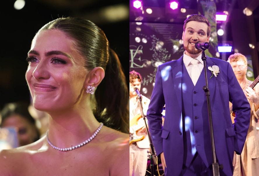 Luma César se emociona com homenagem do marido em casamento no Ceará; vídeo