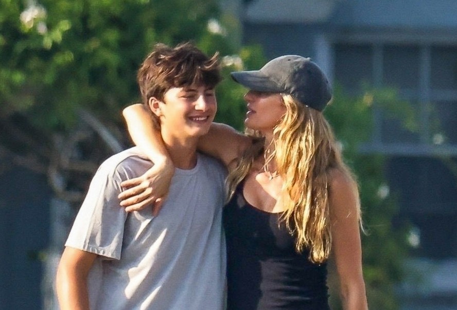 Aos 14 anos, Benjamin, filho de Gisele Bündchen e Tom Brady, supera a ...